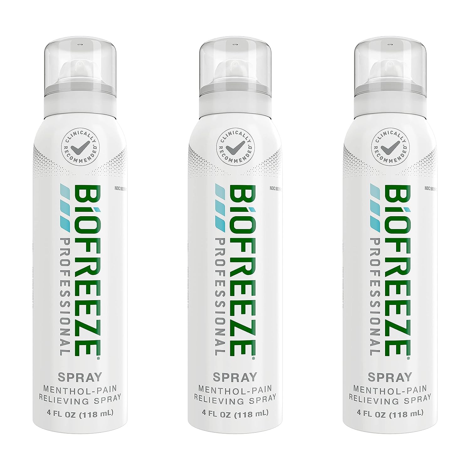 Biofreeze Professional Spray Menthol Pain Relieving Spray 4 FL OZ Colo ...